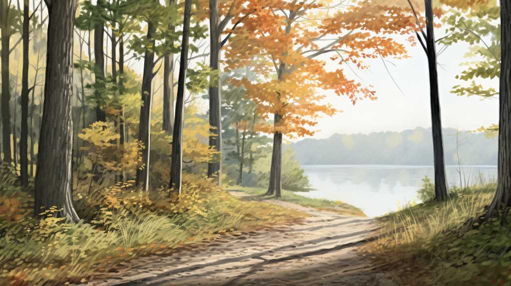 Tranquil Trails of Findley State Park Ohio